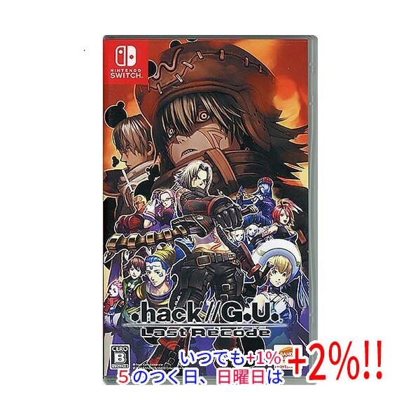 【商品名：】.hack//G.U. Last Recode Nintendo Switch　／　【商品状態：】開封済みの中古品です。☆ケース付き！／／※本商品は、製品の性質上、返品はお受けできませんのでご了承ください。　／　【検索用キーワー...