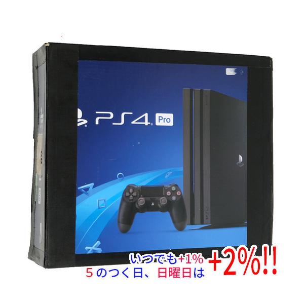 【商品名：】SONY プレイステーション4 Pro 1TB ジェット・ブラック CUH-7200BB01 コントローラーなし 外箱いたみ 元箱あり　／　【商品状態：】動作確認済の中古品です。／ ／ ※外箱に破れや潰れ等の傷み、もしくは汚れが...
