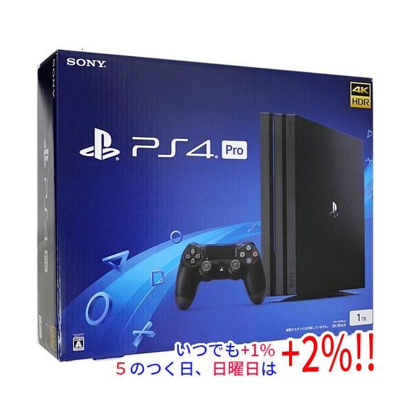 【商品名：】SONY プレイステーション4 Pro 1TB ブラック CUH-7100BB01 コントローラーなし 元箱あり　／　【商品状態：】動作確認済みの中古品です。／ ／ ※中古品ですので、傷、汚れ等ある場合がございます。／ ご理解の...
