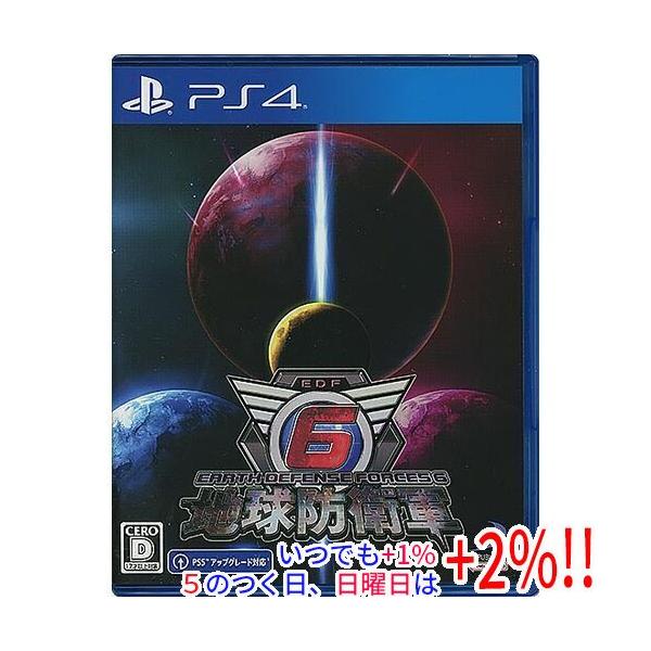 【商品名：】地球防衛軍6 PS4　／　【商品状態：】開封済みの中古品です。☆ケース付き！／／※本商品は、製品の性質上、返品はお受けできませんのでご了承ください。　／　【検索用キーワード：】≪プレイステーション4 ソフト D3パブリッシャー≫...