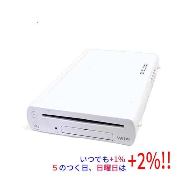 【商品名：】任天堂 Wii U shiro 32GB 本体のみ　／　【商品状態：】動作確認済の中古品です。／ ／ ※中古品ですので、傷、汚れ等ある場合がございます。ご理解の上、ご検討お願いします。　／　【検索用キーワード：】≪任天堂 ニンテ...