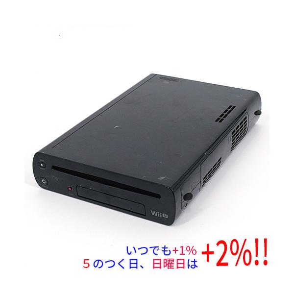 【商品名：】任天堂 Wii U kuro 32GB 本体のみ 本体いたみ　／　【商品状態：】動作確認済の中古品です。／ ／ ※本体に傷、汚れ等がございます。ご理解の上、ご検討お願いします。　／　【検索用キーワード：】≪ニンテンドー wii ...