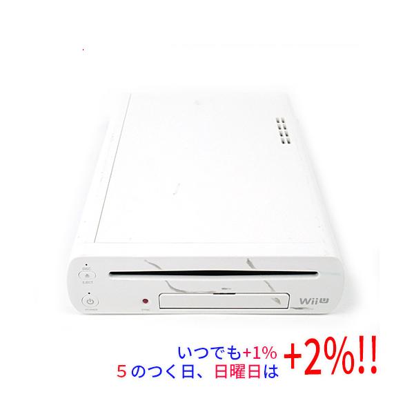 【商品名：】任天堂 Wii U BASIC SET shiro 8GB 本体のみ 本体いたみ　／　【商品状態：】動作確認済みの中古品です。／ ／ ※本体に傷があります。／ ご理解の上、ご検討お願いします。　／　【検索用キーワード：】≪任天堂...