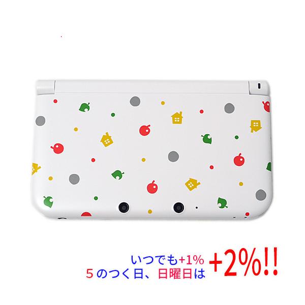 【商品名：】ニンテンドー3DS LL とびだせ どうぶつの森 パック　／　【商品状態：】動作確認済みの中古品です。／ ／ ※本体初期化済みですので、『とびだせどうぶつの森』ダウンロード版ソフトは、消去されています。／ ／ ※中古品ですので、...