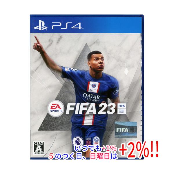 【商品名：】FIFA 23 PS4　／　【商品状態：】開封済みの中古品です。☆ケース付き！／ ／※本商品は、製品の性質上、開封後の返品はお受けできませんのでご了承ください。　／　【検索用キーワード：】≪プレイステーション4 ソフト エレクト...