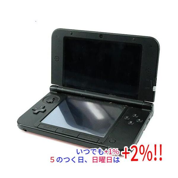 【商品名：】ニンテンドー3DS LL レッドXブラック SPR-S-RKAA 本体のみ 本体・液晶画面いたみ　／　【商品状態：】動作確認済みの中古品です。／／※本体に割れ・キズ・汚れなどの傷み、スライトパッドに割れ、液晶画面に黄ばみが見られ...