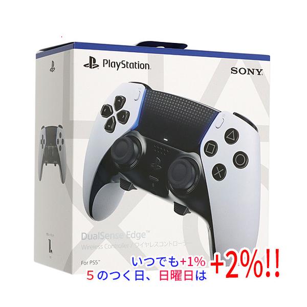 【商品名：】SONY ワイヤレスコントローラー DualSense Edge CFI-ZCP1J 元箱あり　／　【商品状態：】動作確認済みの中古品です。／ ／ ※中古品ですので、傷、汚れ等がございます。／ ご理解の上、ご検討お願いします。　...