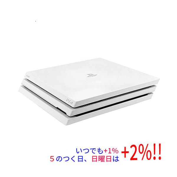 【商品名：】SONY プレイステーション4 Pro 1TB グレイシャー・ホワイト CUH-7200BB02 本体のみ 本体いたみ　／　【商品状態：】動作確認済みの中古品です。／／※本体に割れが見られます。／／※中古品ですので、傷、汚れ等が...