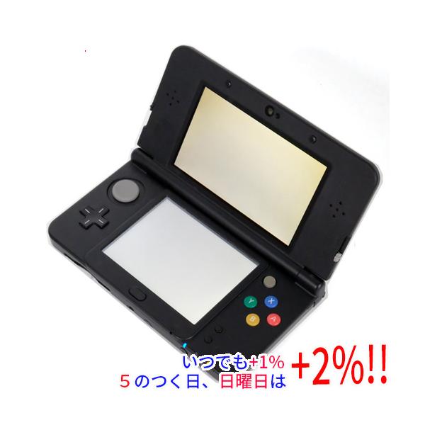 【商品名：】任天堂 Newニンテンドー3DS ブラック 液晶画面いたみ　／　【商品状態：】動作確認済の中古品です。／／※液晶画面に日焼けが見られます。／／※中古品ですので、傷、汚れ等がございます。／ご理解の上、ご検討お願いします。　／　【検...