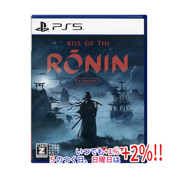 【商品名：】Rise of the Ronin(ライズオブローニン) Z version PS5　／　【商品状態：】開封済みの中古品です。☆ケース付き！／／※本商品は、製品の性質上、返品はお受けできませんのでご了承ください。また、18歳未満...