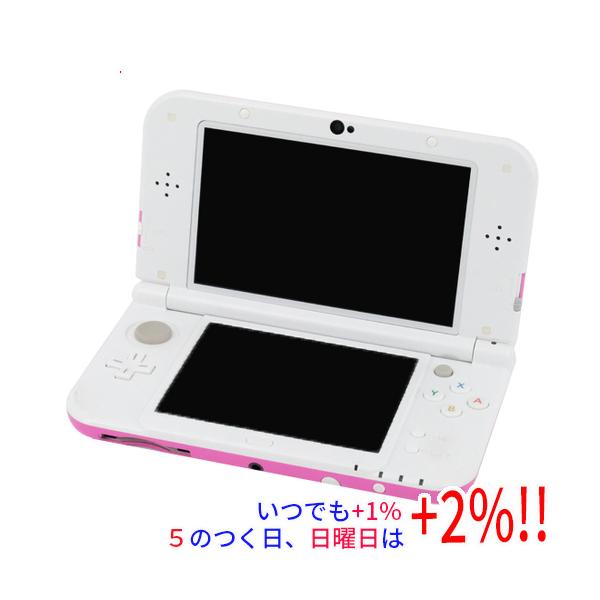 【商品名：】任天堂 Newニンテンドー3DS LL ピンク×ホワイト　／　【商品状態：】動作確認済の中古品です。／ ／ ※中古品ですので、傷、汚れ等ある場合がございます。／ご理解の上、ご検討お願いします。　／　【検索用キーワード：】≪任天堂...