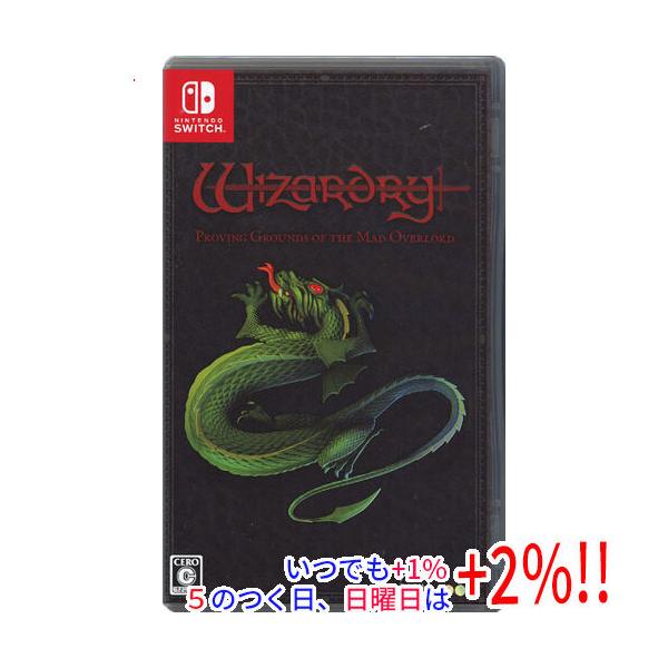 【商品名：】Wizardry： Proving Grounds of the Mad Overlord Nintendo Switch　／　【商品状態：】開封済みの中古品です。内容物はすべて揃っています。／／※本商品は、製品の性質上、返品は...