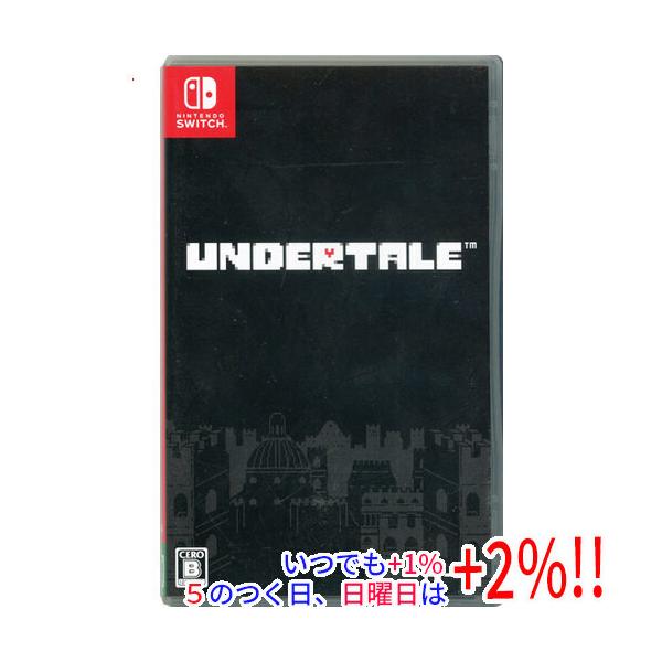 【商品名：】UNDERTALE Nintendo Switch　／　【商品状態：】開封済みの中古品です。☆ケース付き！／／※本商品は、製品の性質上、返品はお受けできませんのでご了承ください。　／　【検索用キーワード：】≪Nintendo S...