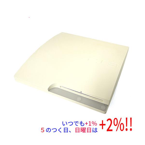 【商品名：】SONY プレイステーション3 160G ホワイト CECH-3000ALW ゴム足なし・本体いたみ　／　【商品状態：】動作確認済みの中古品です。／※ゴム足が欠品しております。 ／／※本体が日焼けしております。／／※中古品ですの...