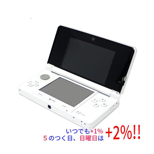 【商品名：】任天堂 ニンテンドー3DS アイスホワイト CTR-S-WAAA 本体のみ 液晶画面いたみ　／　【商品状態：】動作確認済の中古品です。／／※液晶画面に日焼けが見られます。／／※中古品ですので、傷、汚れ等がございます。／ご理解の上...