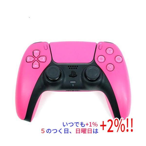 【商品名：】SONY ワイヤレスコントローラー DualSense CFI-ZCT1J03 ノヴァ ピンク 本体のみ　／　【商品状態：】動作確認済の中古品です。／／※中古品ですので、傷、汚れ等ある場合がございます。ご理解の上、ご検討お願いし...