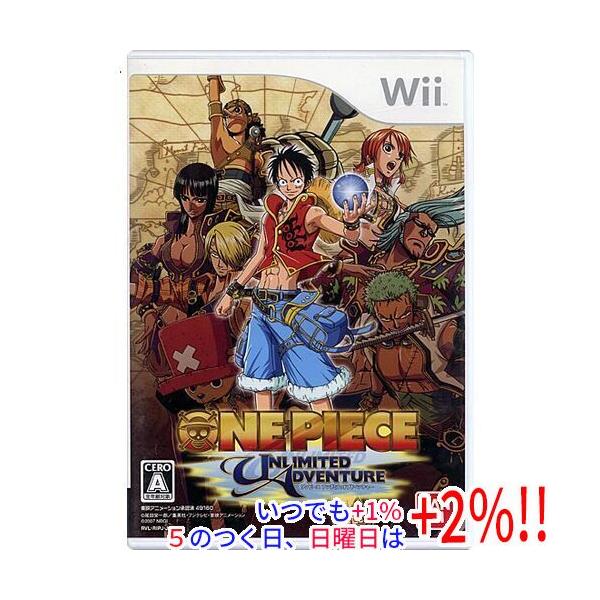 【商品名：】ワンピース アンリミテッドアドベンチャー Wii 説明書なし　／　【商品状態：】開封済みの中古品です。☆ケース付き！※説明書はありません。(画像はイメージです。)／ ／ ※本商品は、製品の性質上、返品はお受けできませんのでご了承...