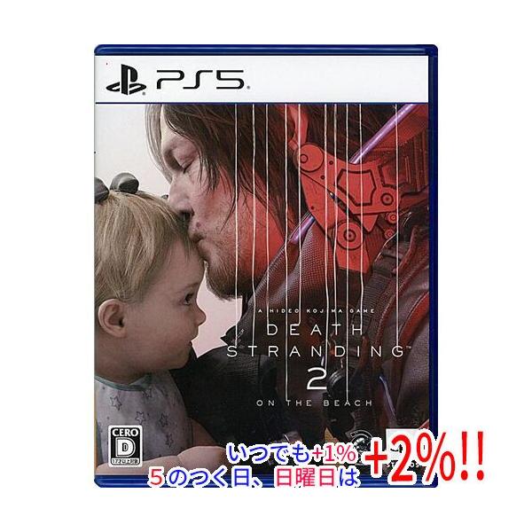 【商品名：】DEATH STRANDING 2： ON THE BEACH(デス・ストランディング 2： オン・ザ・ビーチ) PS5　／　【商品状態：】開封済みの中古品です。☆ケース付き！／／※本商品は、製品の性質上、返品はお受けできません...