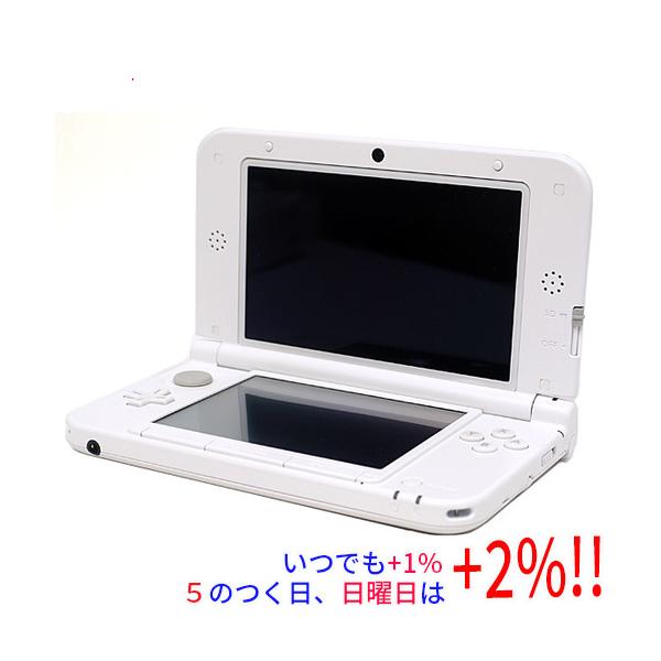 【商品名：】任天堂 ニンテンドー3DS LL ホワイト SPR-S-WAAA 本体のみ 本体いたみ　／　【商品状態：】動作確認済みの中古品です。／※本体にいたみがあります。　／　【検索用キーワード：】≪任天堂 ゲーム機≫ ニンテンドー3DS...