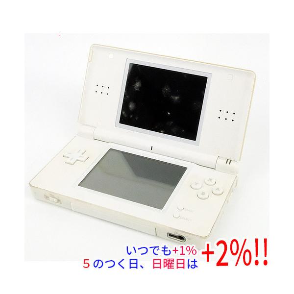 【商品名：】任天堂 ニンテンドーDS Lite ホワイト USG-S-WA 本体・液晶画面いたみ ACアダプタなし　／　【商品状態：】動作確認済みの中古品です。／／※本体に多数の傷、日焼けがあり、液晶画面も日焼けしています。／／※中古品です...