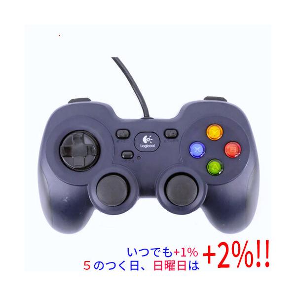 【商品名：】ロジクール ゲームパッド F310 ダークブルー 本体のみ　／　【商品状態：】動作確認済の中古品です。／ ／ ※中古品ですので、傷、汚れ等ある場合がございます。／ ご理解の上、ご検討お願いします。　／　【検索用キーワード：】≪ゲ...