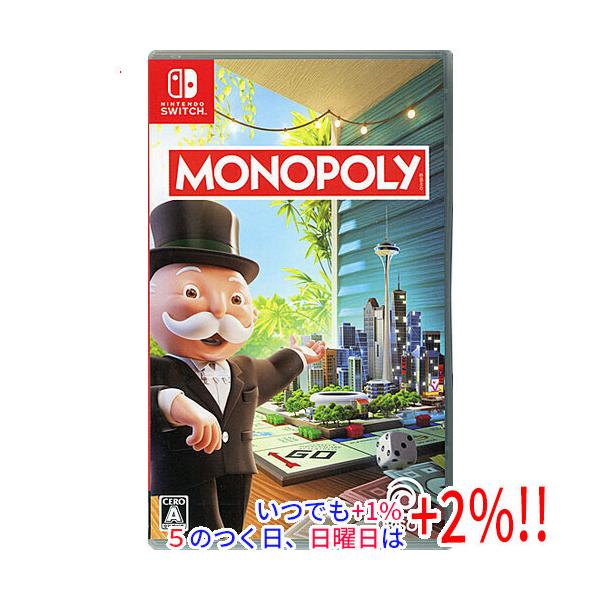 【商品名：】MONOPOLY(モノポリー) Nintendo Switch　／　【商品状態：】開封済みの中古品です。☆ケース付き！／／※本商品は、製品の性質上、返品はお受けできませんのでご了承ください。　／　【検索用キーワード：】≪Nint...