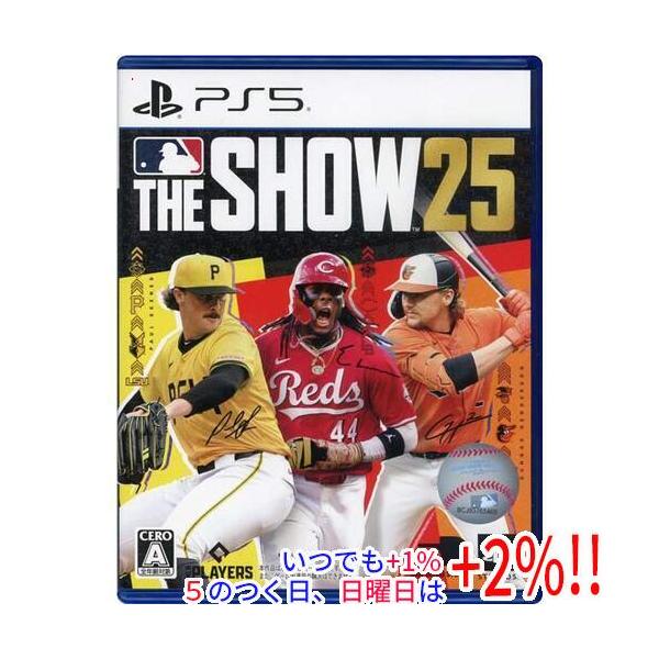 【商品名：】MLB The Show 25 英語版 PS5　／　【商品状態：】開封済みの中古品です。☆ケース付き！／／※本商品は、製品の性質上、返品はお受けできませんのでご了承ください。　／　【検索用キーワード：】≪プレイステーション5 ソ...