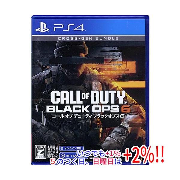 【商品名：】Call of Duty： Black Ops 6(コール オブ デューティ ブラックオプス 6) PS4　／　【商品状態：】開封済みの中古品です。☆ケース付き！／／※本商品は、製品の性質上、返品はお受けできませんのでご了承くだ...