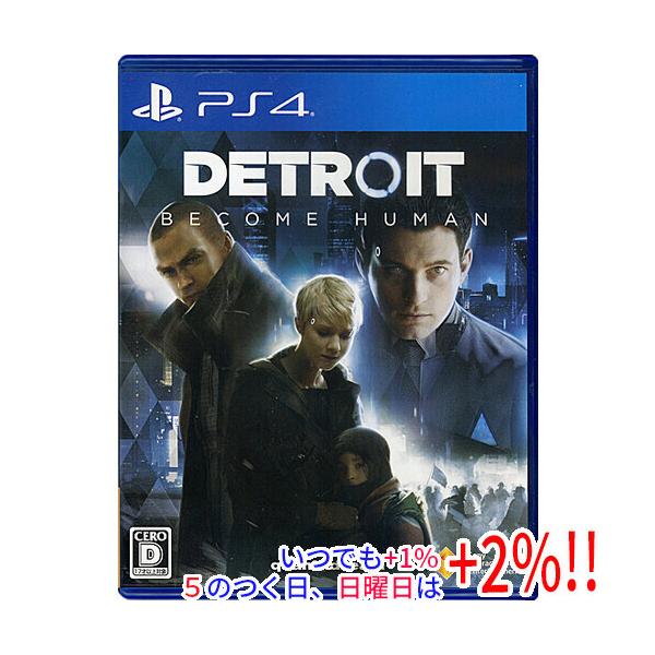 【商品名：】Detroit： Become Human PS4 ケースいたみ　／　【商品状態：】開封済みの中古品です。☆ケース付き！※ケースに割れ・日焼けなどの傷みが見られます。(画像はイメージです。)／／※本商品は、製品の性質上、返品はお...