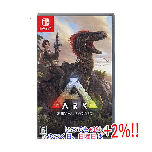 【商品名：】ARK： Survival Evolved Nintendo Switch　／　【商品状態：】開封済みの中古品です。☆ケース付き！／／※本商品は、製品の性質上、返品はお受けできませんのでご了承ください。　／　【検索用キーワード：...