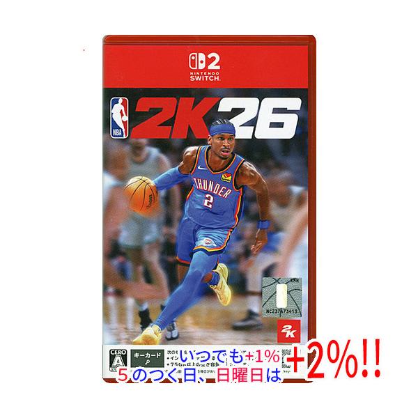 【商品名：】NBA 2K26 Nintendo Switch 2　／　【商品状態：】開封済みの中古品です。☆ケース付き！／／※本商品は、製品の性質上、返品はお受けできませんのでご了承ください。　／　【検索用キーワード：】≪Nintendo ...
