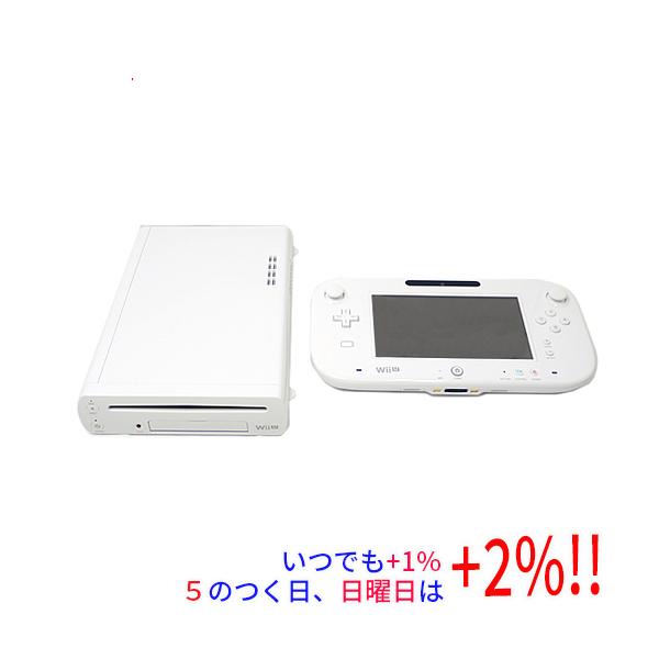 【商品名：】任天堂 Wii U PREMIUM SET shiro 32GB 本体・ゲームパッドのみ 本体・ゲームパッドいたみ　／　【商品状態：】動作確認済の中古品です。／／※本体、ゲームパッドに割れ・キズ・汚れなどの傷みが見られます。／／...