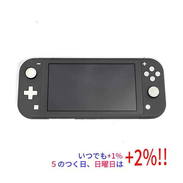 【商品名：】任天堂 Nintendo Switch Lite(ニンテンドースイッチ ライト) HDH-S-GAZAA グレー 本体のみ 本体いたみ　／　【商品状態：】動作確認済みの中古品です。／ ／ ※ボタンに欠けがあります。／ ／ ※中古...