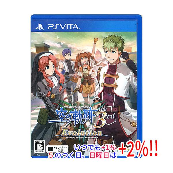 【商品名：】英雄伝説 空の軌跡 the 3rd Evolution PS Vita カバーいたみ　／　【商品状態：】開封済みの中古品です。☆ケース付き！※紙カバーに破れ・キズ・日焼けなどの傷みが見られます。(画像はイメージです。)／／※本商...