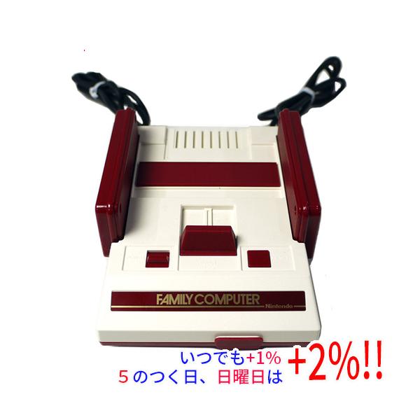 【商品名：】任天堂 ニンテンドークラシックミニ ファミリーコンピュータ 本体・コントローラーいたみ　／　【商品状態：】動作確認済みの中古品です。／／※本体、コントローラーに割れ・キズ・汚れなどの傷みが見られます。／／※中古品ですので、傷、汚...