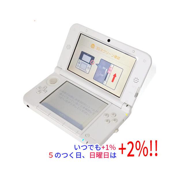 【商品名：】任天堂 ニンテンドー3DS LL ホワイト SPR-S-WAAA 訳あり　／　【商品状態：】動作確認済みの中古品です。／／ ※ジョイスティックのゴムがありません。／ ／ ※液晶下画面に5本縦線が入っています。／ ／※中古品ですの...