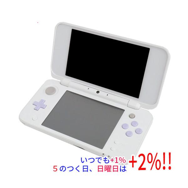 【商品名：】任天堂 Newニンテンドー2DS LL ホワイト×ラベンダー　／　【商品状態：】動作確認済の中古品です。／ ／ ※中古品ですので、傷、汚れ等ある場合がございます。／ご理解の上、ご検討お願いします。　／　【検索用キーワード：】≪ゲ...