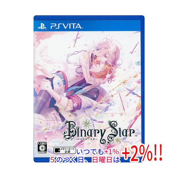【商品名：】BinaryStar PS Vita カバー・ケースいたみ　／　【商品状態：】開封済みの中古品です。☆ケース付き！※紙カバーに汚れ・破れまたケースに割れ・日焼けなどの傷みが見られます。(画像はイメージです。)／／※本商品は、製品...