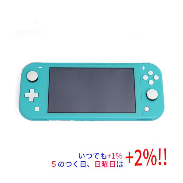 【商品名：】任天堂 Nintendo Switch Lite(ニンテンドースイッチ ライト) HDH-S-BAZAA ターコイズ 本体のみ 本体いたみ　／　【商品状態：】動作確認済みの中古品です。／／※ZL・ZRボタンが変色しています。／／...