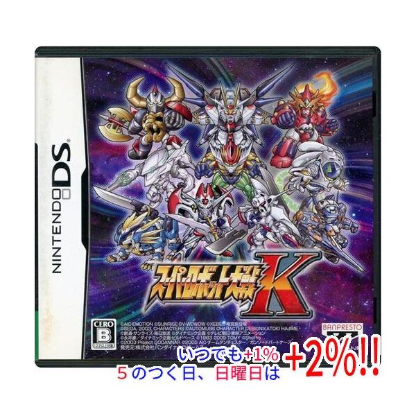 【商品名：】スーパーロボット大戦K DS　／　【商品状態：】開封済みの中古品です。☆ケース・説明書付き！／／※本商品は、製品の性質上、返品はお受けできませんのでご了承ください。　／　【検索用キーワード：】≪バンダイナムコゲームス ニンテンド...