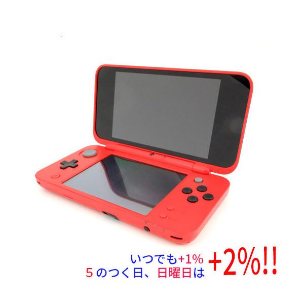 【商品名：】任天堂 Newニンテンドー2DS LL モンスターボールエディション JAN-S-KCAA 本体・液晶画面いたみ　／　【商品状態：】動作確認済みの中古品です。／／※本体に割れ・キズ・汚れなどの傷み、液晶画面に黄ばみが見られます。...