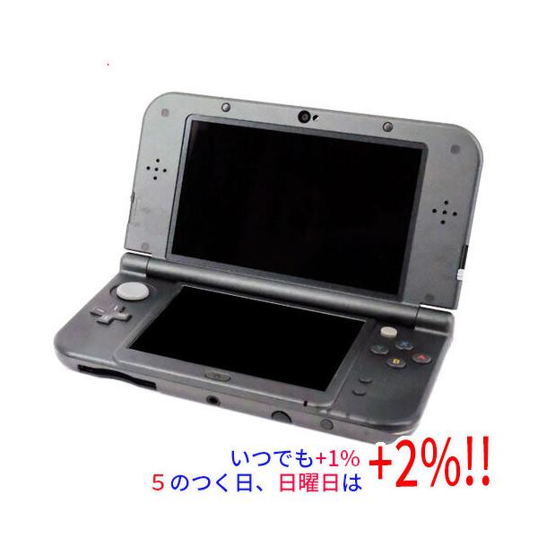 【商品名：】任天堂 Newニンテンドー3DS LL メタリックブラック 本体いたみ　／　【商品状態：】動作確認済みの中古品です。／／※本体に割れ・キズ・汚れなどの傷みが見られます。／／※中古品ですので、傷、汚れ等がございます。／ご理解の上、...