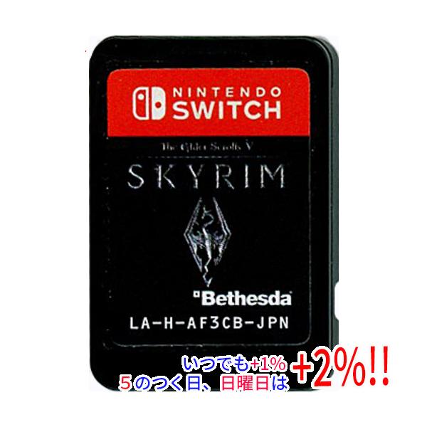 【商品名：】The Elder Scrolls V： Skyrim Nintendo Switch  ソフトのみ　／　【商品状態：】開封済みの中古品です。※ソフトのみの出品です。／／※本商品は、製品の性質上、返品はお受けできませんのでご了承...