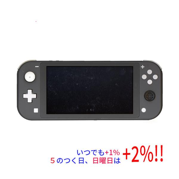 【商品名：】任天堂 Nintendo Switch Lite(ニンテンドースイッチ ライト) HDH-S-GAZAA グレー 本体のみ スティックゴムなし・本体・液晶画面いたみ　／　【商品状態：】動作確認済みの中古品です。／※中古品のため、...