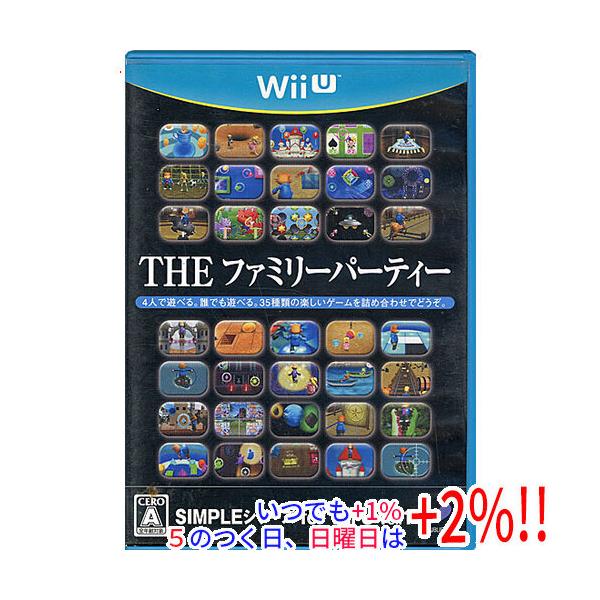 【商品名：】SIMPLEシリーズ for Wii U Vol.1 THE ファミリーパーティー Wii U　／　【商品状態：】開封済みの中古品です。☆ケース・説明書付き！／／※本商品は、製品の性質上、返品はお受けできませんのでご了承ください...