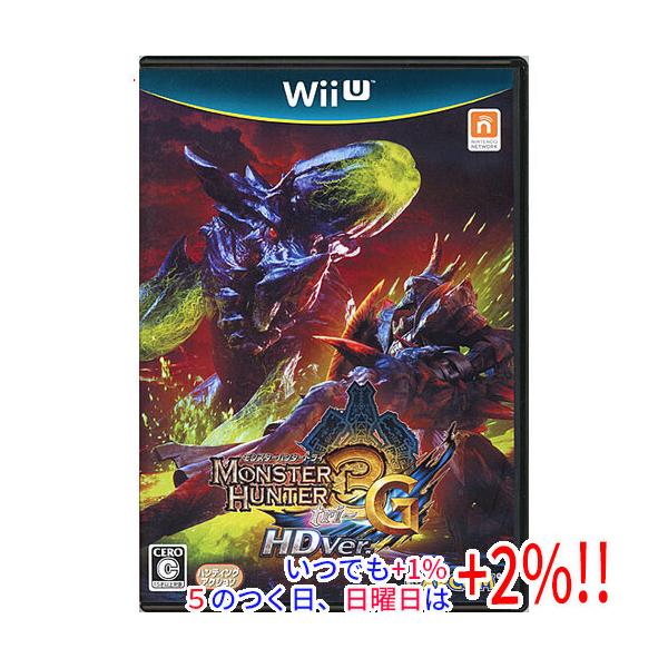 【商品名：】モンスターハンター3G HD Ver. Wii U 説明書なし・カバーいたみ　／　【商品状態：】開封済みの中古品です。☆ケース付き！※説明書はありません。※紙カバーに破れ・キズ・日焼けなどの傷みが見られます。／／※本商品は、製品...