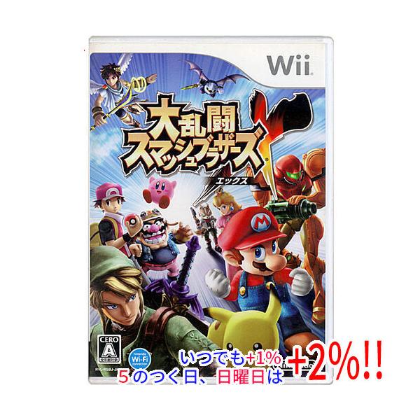 【商品名：】大乱闘スマッシュブラザーズX Wii カバーいたみ　／　【商品状態：】開封済みの中古品です。☆ケース・説明書付き！※紙カバーに破れ・キズ・日焼けなどの傷みが見られます。／／※本商品は、製品の性質上、返品はお受けできませんのでご了...