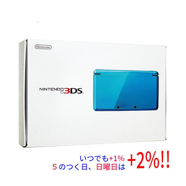 【商品名：】任天堂 ニンテンドー3DS ライトブルー CTR-S-BDBA 液晶画面いたみ 元箱あり　／　【商品状態：】動作確認済みの中古品です。／※中古品のため、使用感や傷、汚れ等がございます。／／※液晶画面に黄ばみが見られます。　／　【...