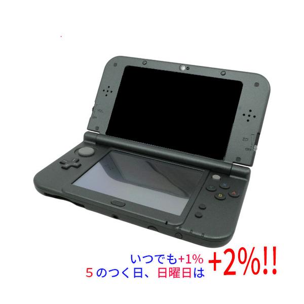 【商品名：】任天堂 Newニンテンドー3DS LL メタリックブラック　／　【商品状態：】動作確認済みの中古品です。／※中古品のため、使用感や傷、汚れ等がある場合がございます。　／　【検索用キーワード：】≪任天堂 ゲーム機≫ Newニンテン...