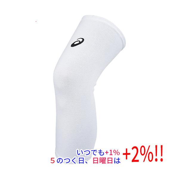 【商品名：】asics アシックス Mサイズ バレーボール VBニースリーブ XWP068 ホワイト/ブラック　／　【商品状態：】新品　／　【検索用キーワード：】≪即納≫ Mサイズ バレーボール VBニースリーブ XWP068 ホワイト/ブ...